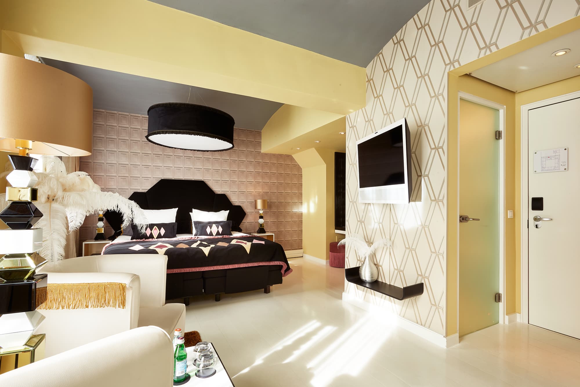 A beautiful hotel interiors